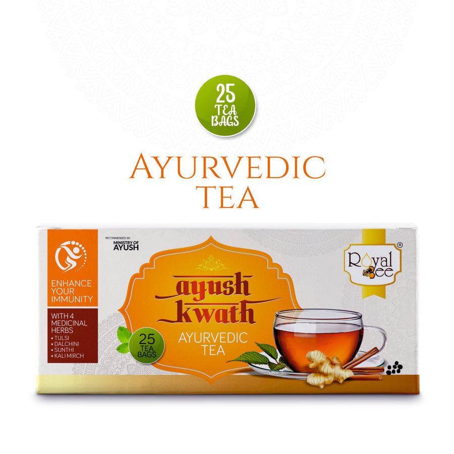 Ayush Kwath Ayurvedic Tea – Royal Bee